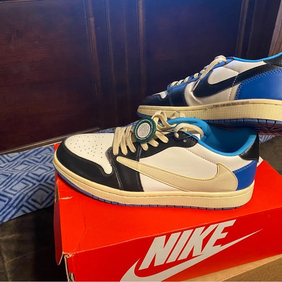 Nike | Shoes | Cactus Jacks Nike Mens Black And Blue Sneakers | Poshmark